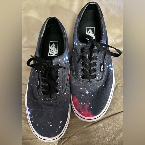 Vans | Shoes | Vans Cosmic Galaxy Night Sky Lace Up Low Top Sneaker ...